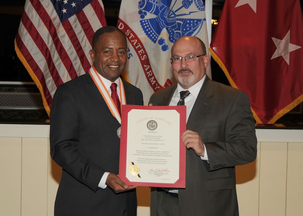 Aberdeen Proving Ground community says goodbye to Maj. Gen. (P) Robert ...