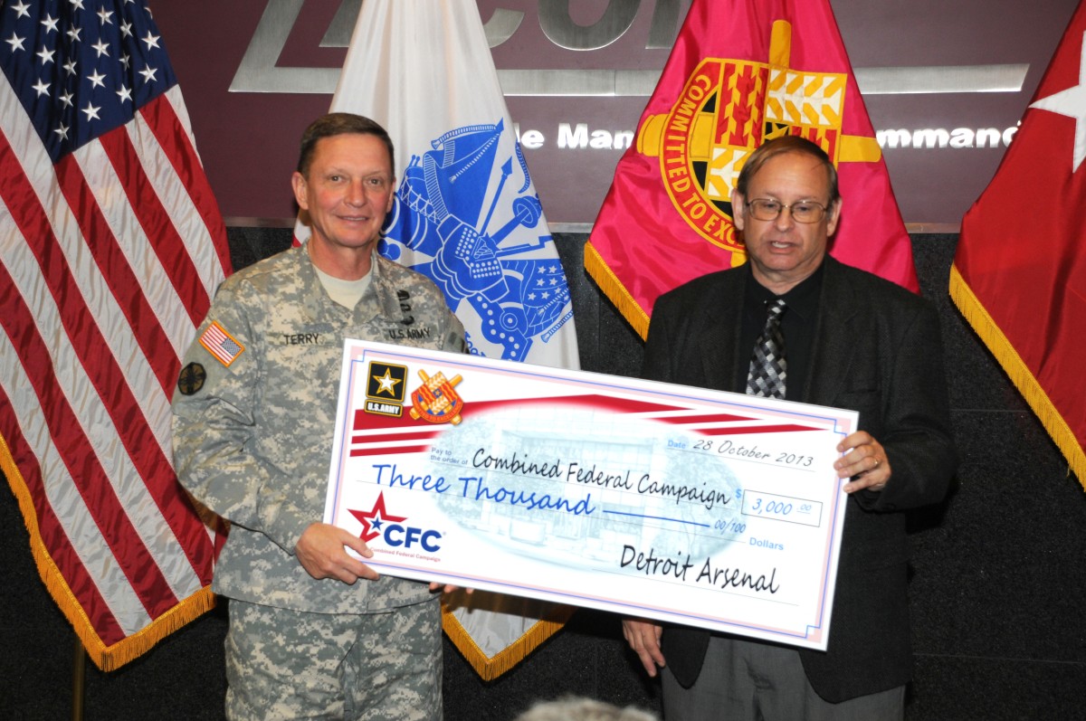 Detroit Arsenal Exceeds Goal for CFC | Article | The United States Army