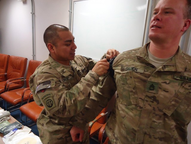 Sappers enhance lifesaving skills while deployed | Article | The United ...