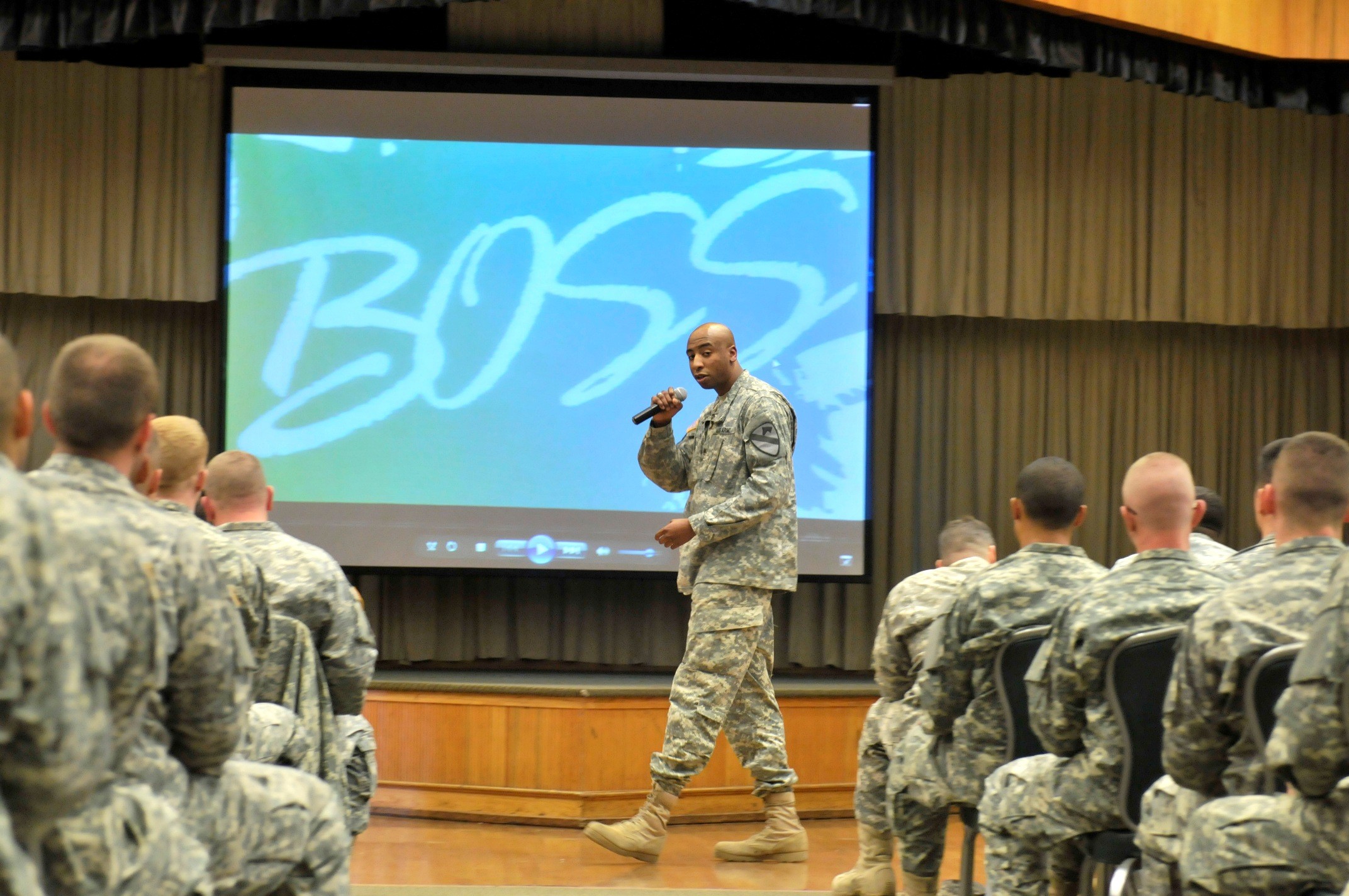 BOSS Rep takes post position | Article | The United States Army