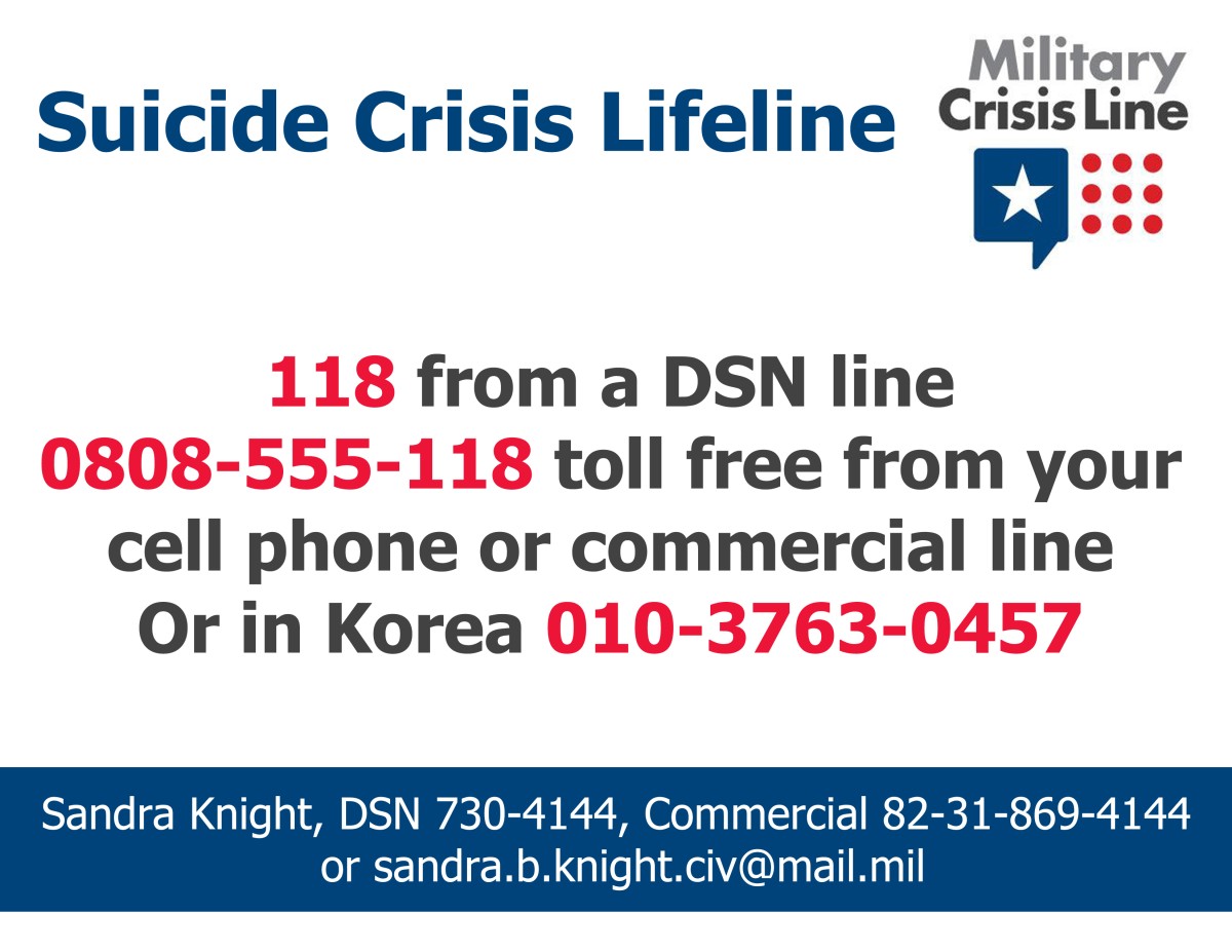 Suicide Crisis Lifeline | Article | The United States Army