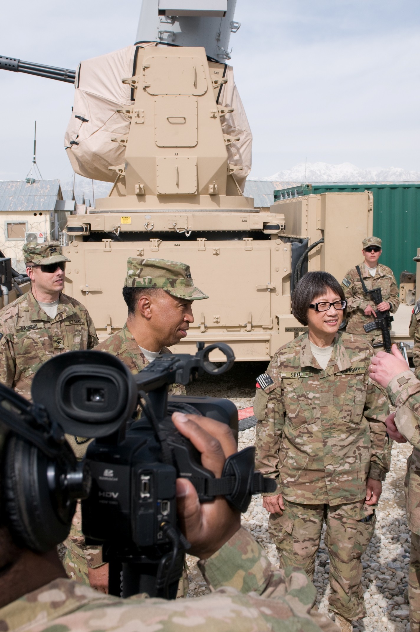Gen. Dennis Via and Hon. Heidi Shyu visit with troops in Afghanistan ...