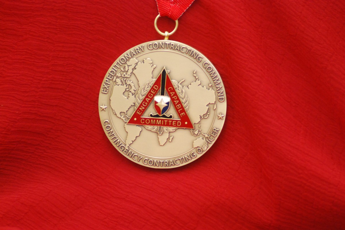 Award presented in recognition of contracting excellence | Article ...