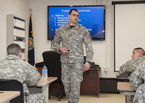 Shared knowledge: Soldiers serve as state-certified police instructors ...