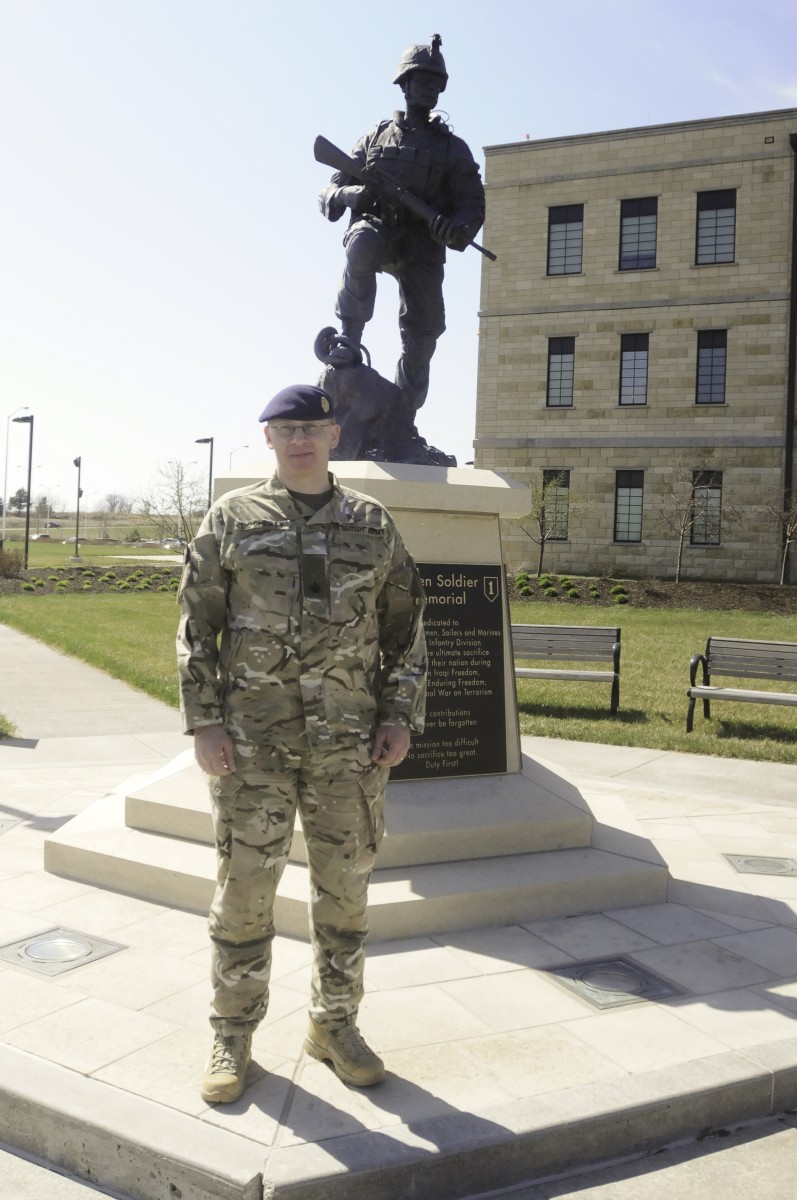 British officer serves with 'Big Red One' continues family military ...