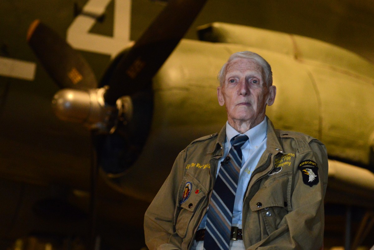 D-Day paratrooper remembers historic jump ahead of 70th anniversary ...
