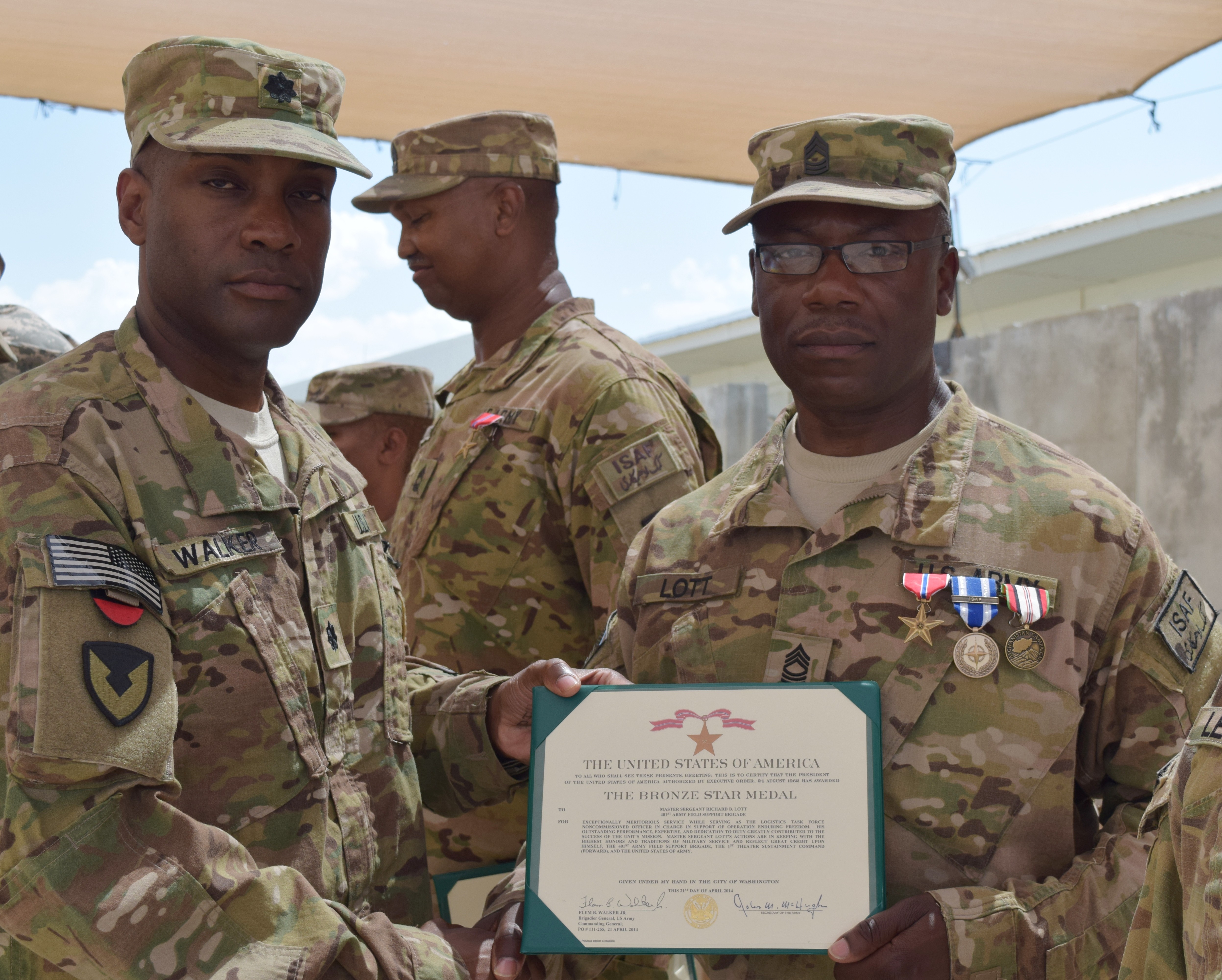 3-401st AFSBn DET 14 Soldiers receive end of tour awards | Article ...
