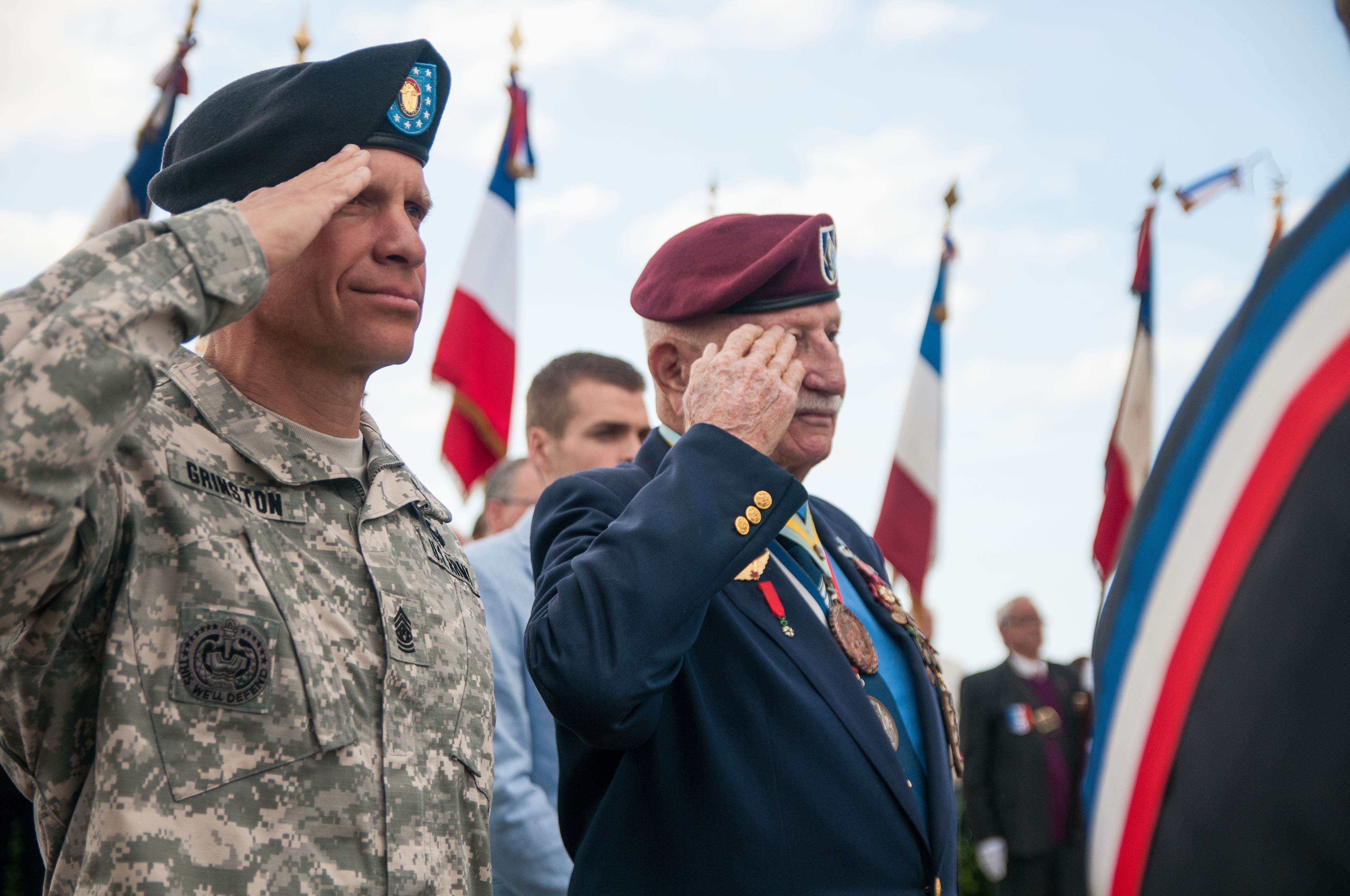 'Big Red One' Soldiers, local community pay respects at monument in ...