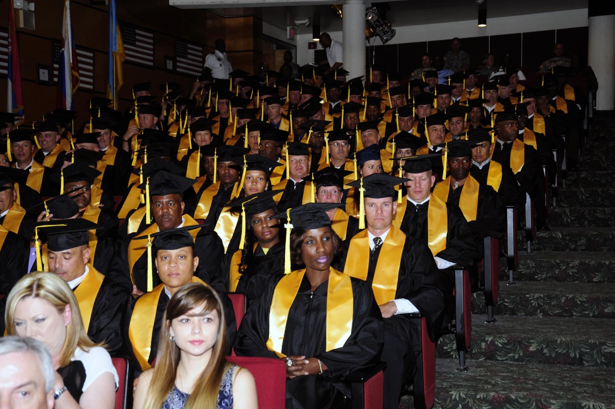 Class 64 students don Black and Gold in college graduation ceremony ...