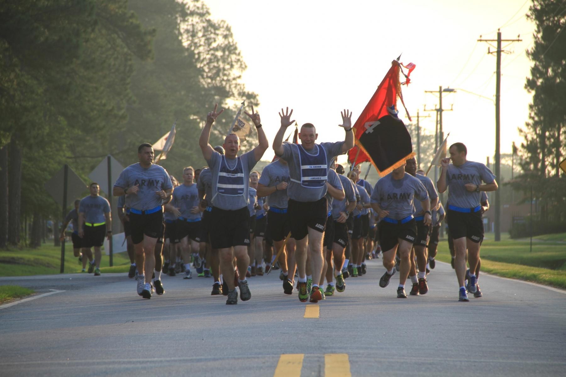 Vanguard Brigade runs in 3rd ID's 239th Army Birthday run | Article ...