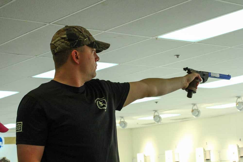 Sgt. Hastings shoots 40 rounds for the pistol competition at the 2014 ...