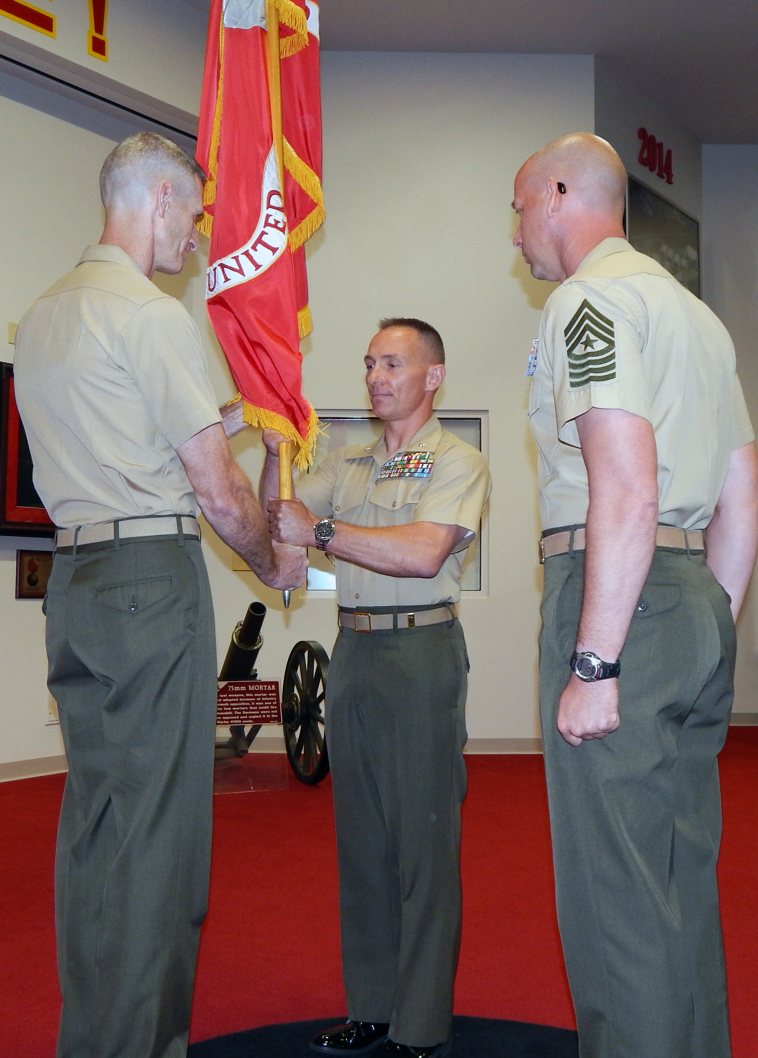 Gilley takes command of Marine Corps Detactment, Fort Lee | Article ...