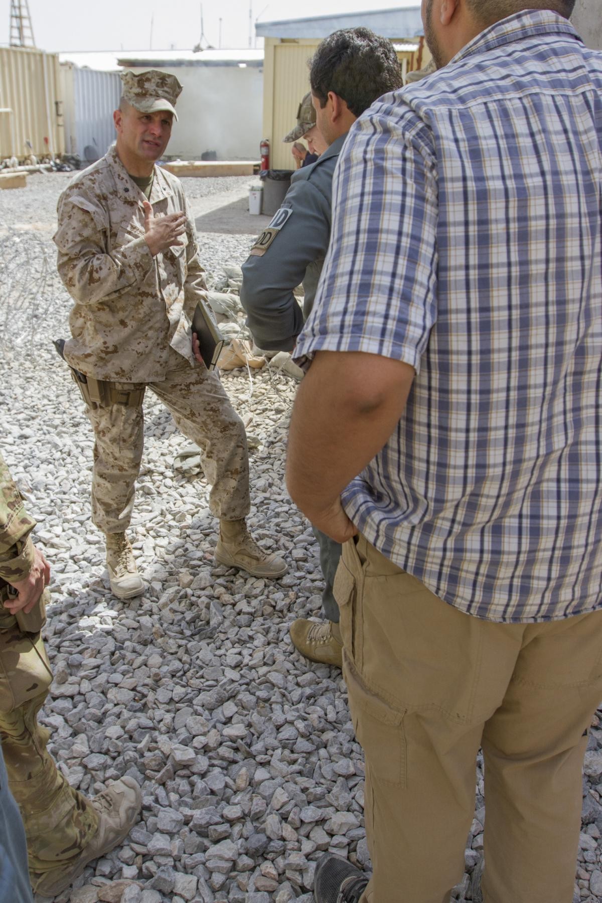 Advising in Regional Command-South Part 1: EOD Team 1 stands as an ...