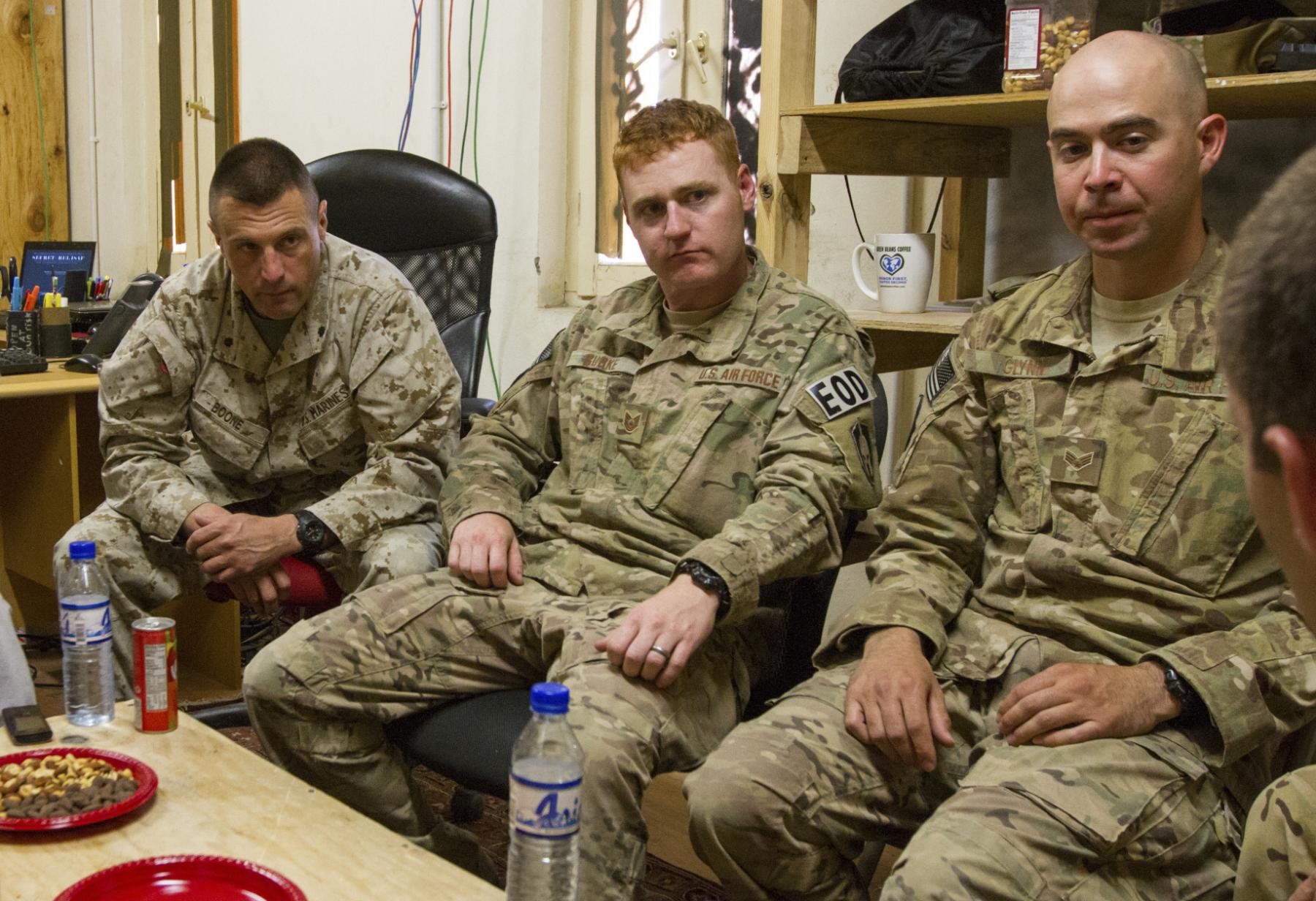 Advising in Regional Command-South Part 1: EOD Team 1 stands as an ...