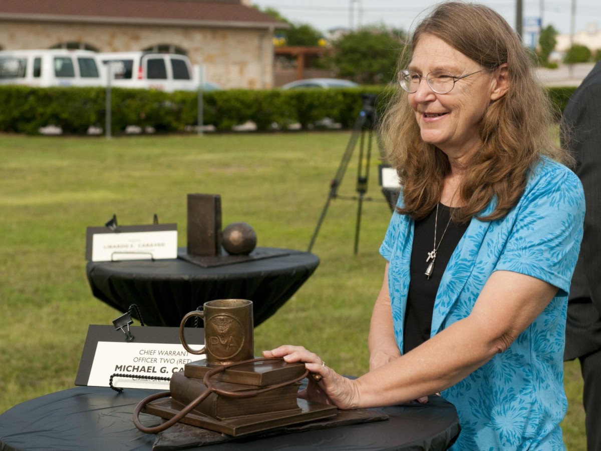 Widow of Fort Hood shooting hero speaks at memorial groundbreaking ...