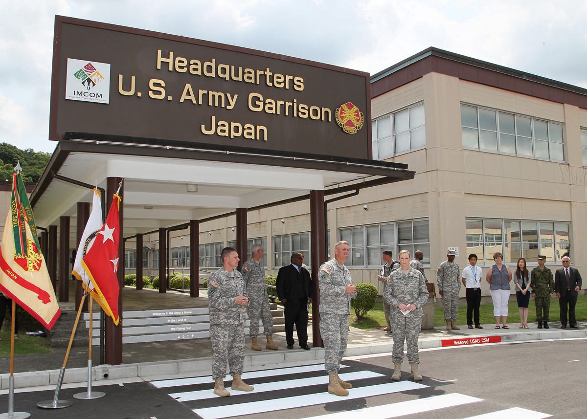 Imcom Commander Command Sergeant Major Visit Camp Zama Article
