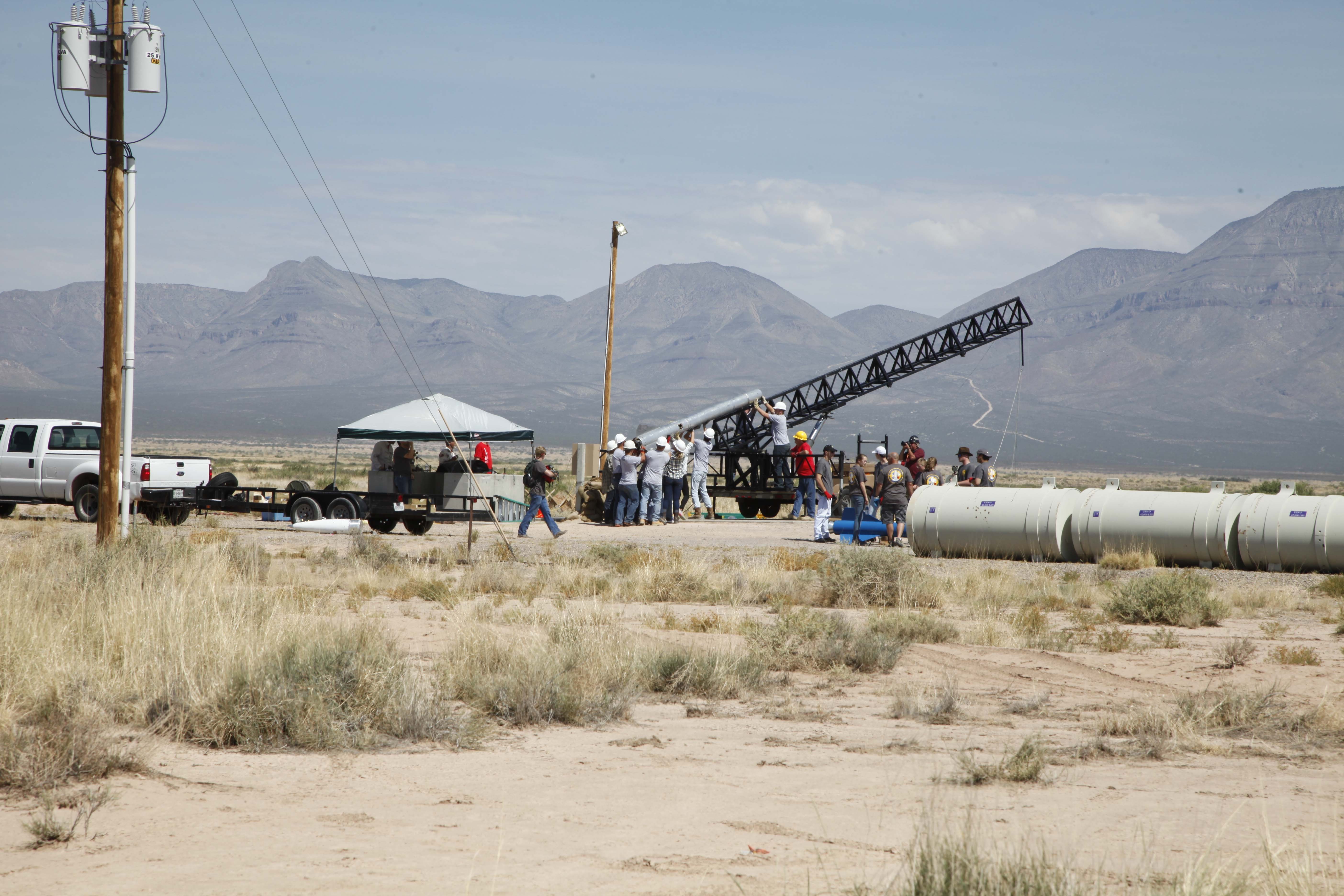 High school STEM students test rockets at military test facility ...