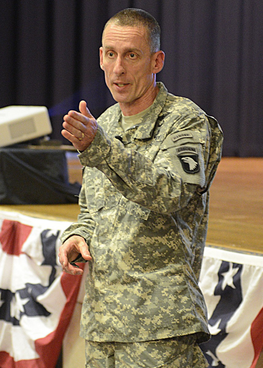 Volesky provides insight at town hall | Article | The United States Army