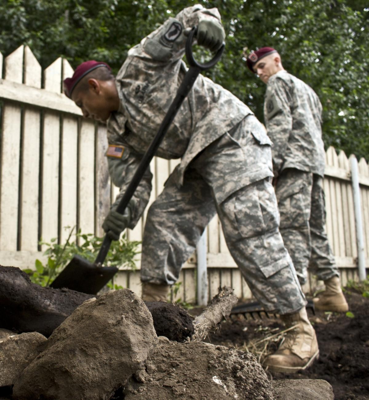 173rd Airborne Brigade paratroopers clear way for Estonian school ...