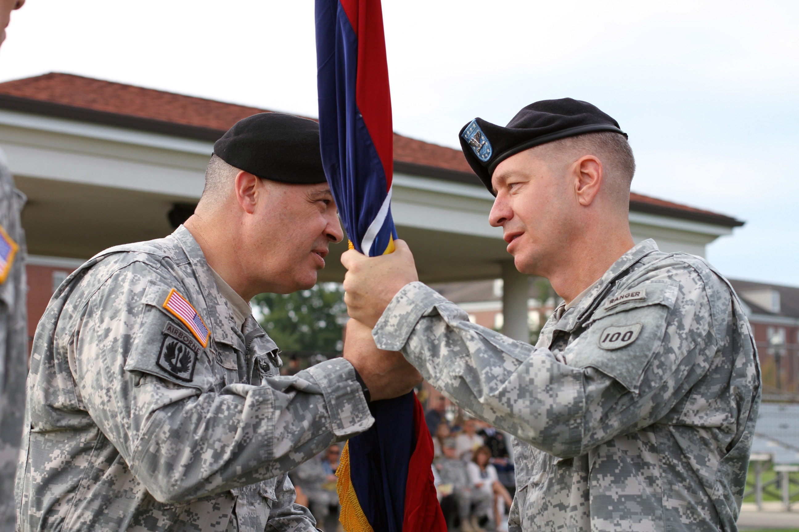 Col. (P) Jason Walrath takes the reins of the 100th Training Division ...