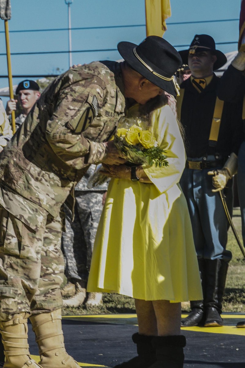 First Team honors the hug lady | Article | The United States Army