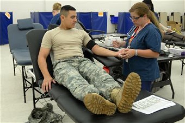 Soldiers, community members donate blood to save lives | Article | The ...