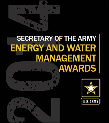 Secretary of the Army 2014 Energy and Water Management Awards Announced ...