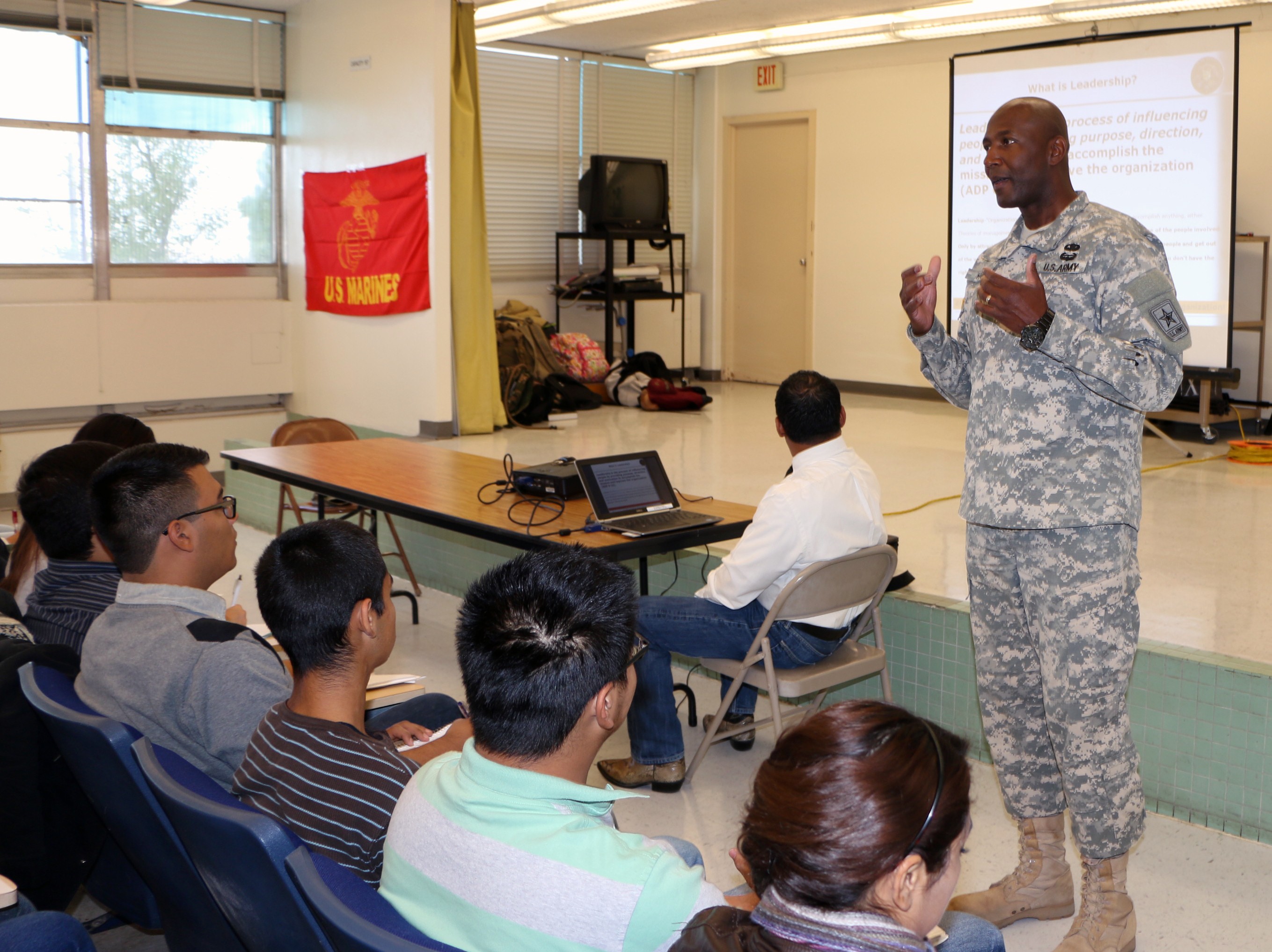 Students become leaders as they vie to bring an MJROTC program into ...