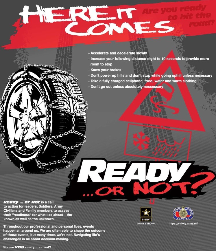 Winter Holiday Safety Message | Article | The United States Army