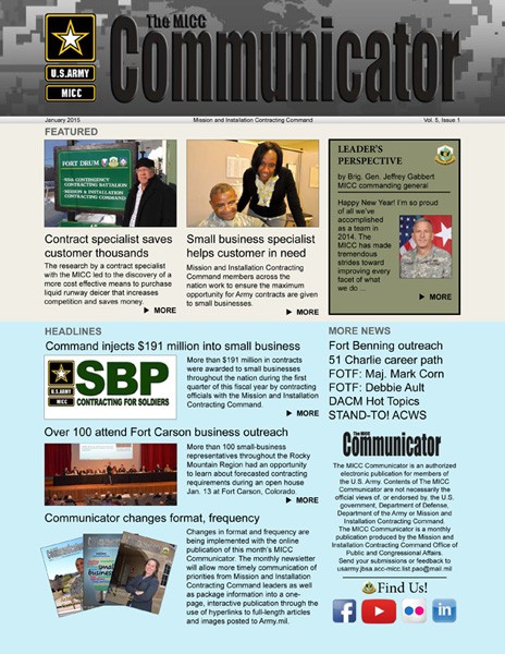 MICC Communicator changes format, frequency | Article | The United ...