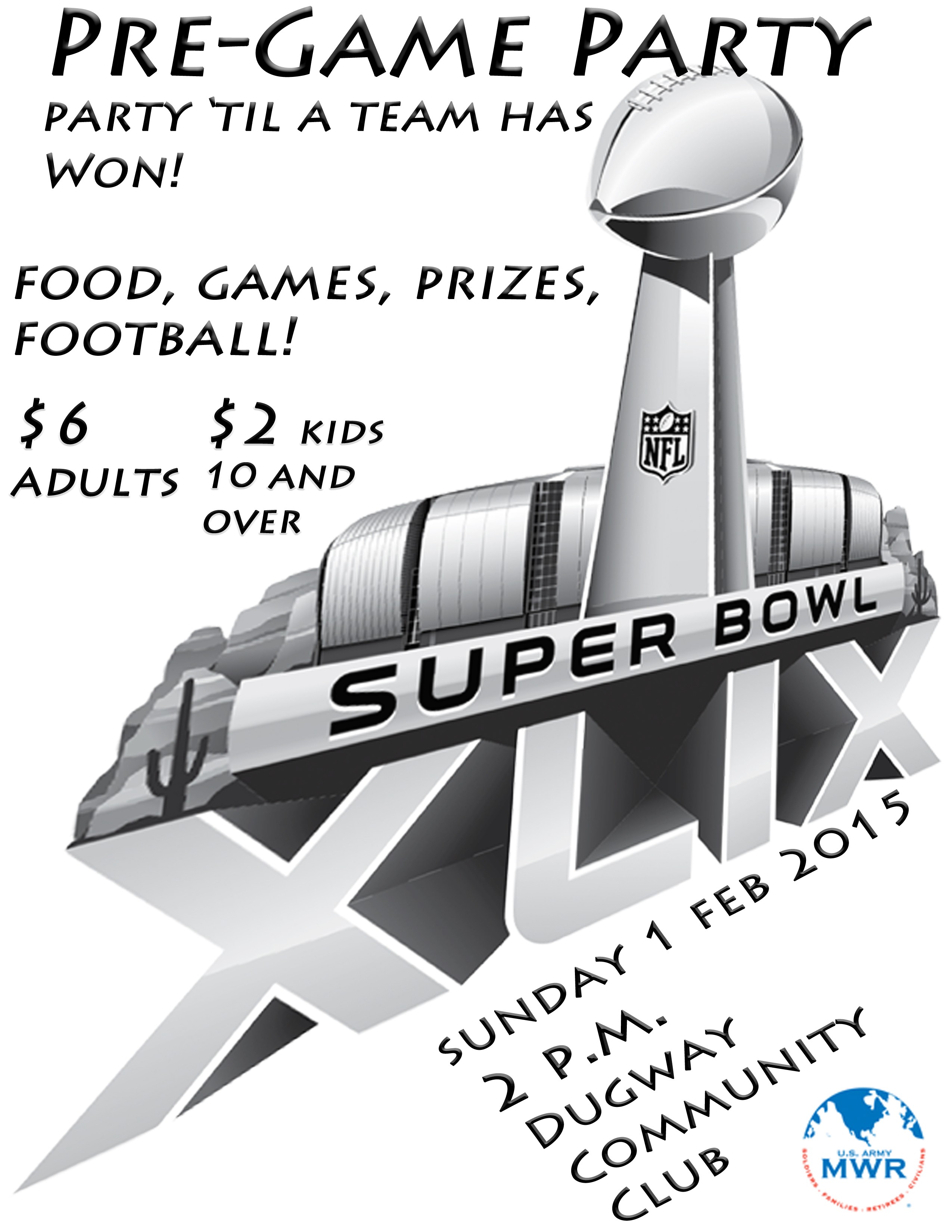 Super Bowl Party - Dugway Community Club | Article | The United States Army