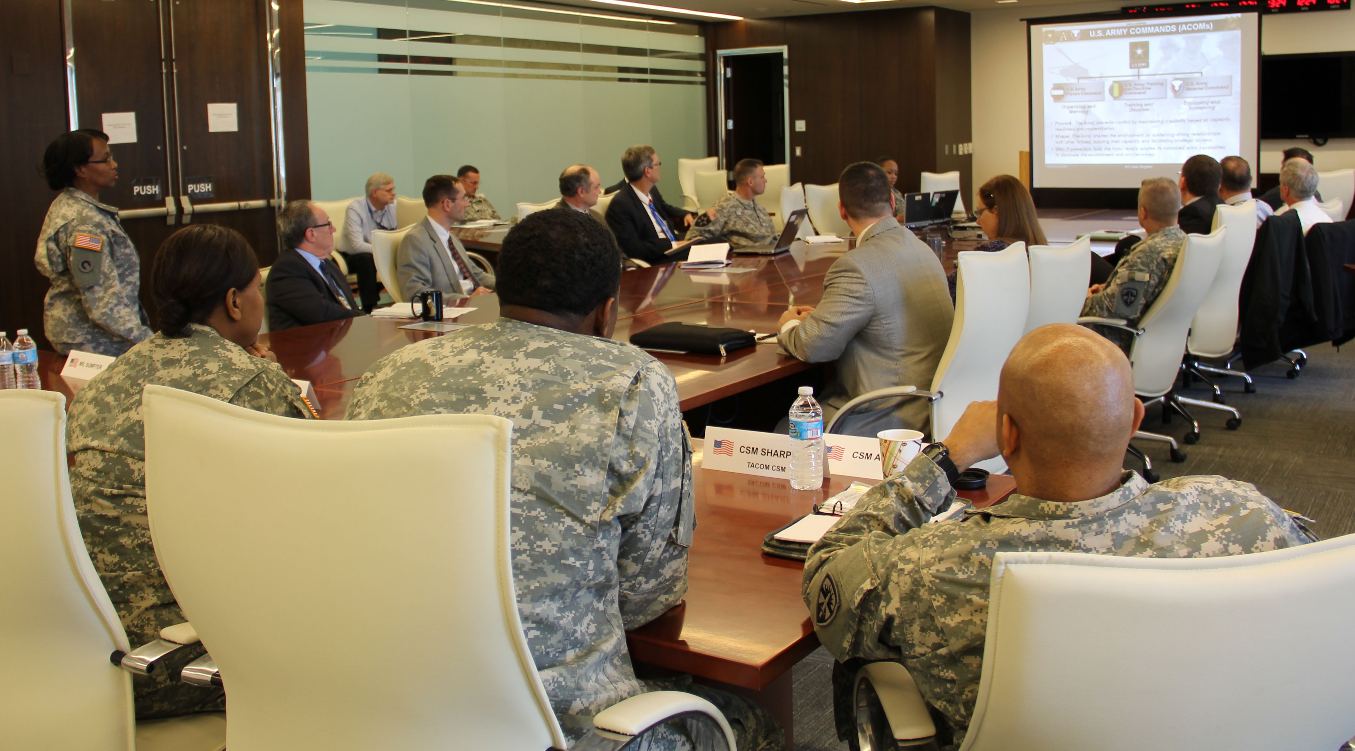TACOM Commander speaks at Army Evalution Center Leadership Cohort ...