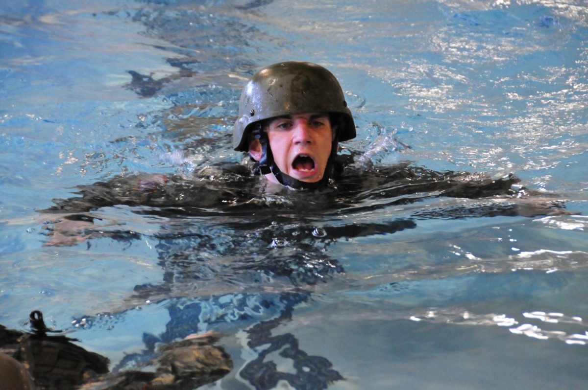 Candidates conduct water survival training | Article | The United ...