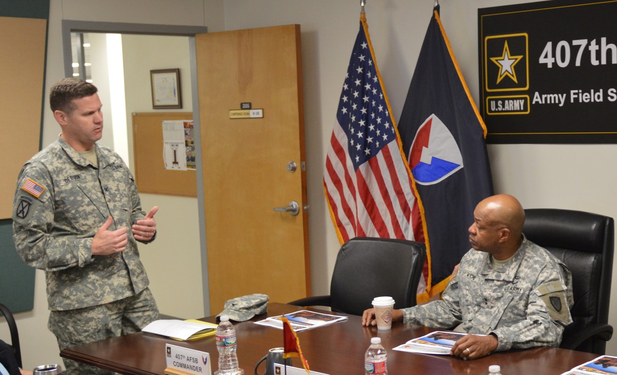 Incoming AMC deputy CG visits 407th AFSB | Article | The United States Army