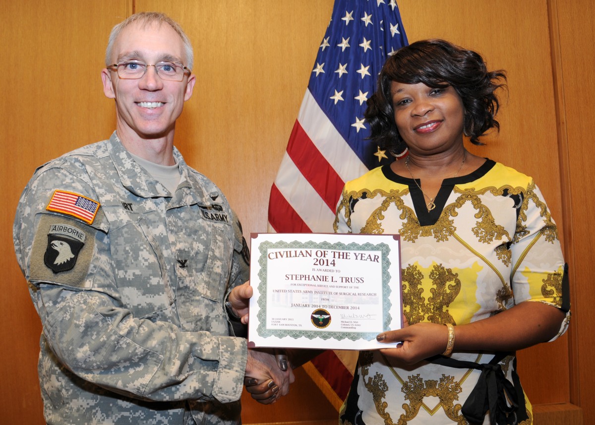 Truss Selected USAISR Civilian of the Year | Article | The United ...