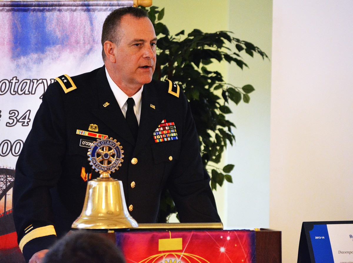 ASC CG addresses Davenport Rotary Club | Article | The United States Army