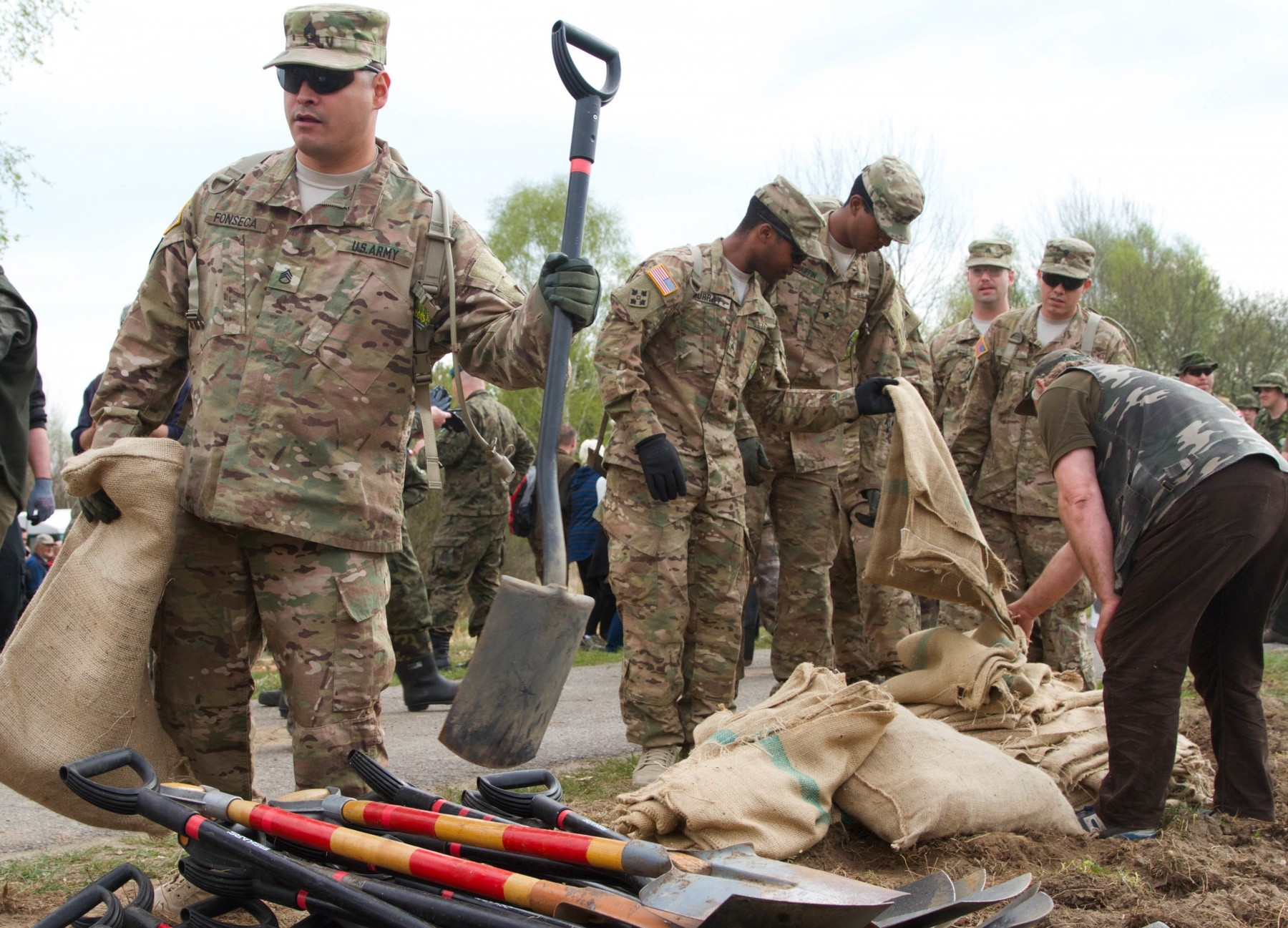 Growing stronger relationships: NATO allies join local community for ...