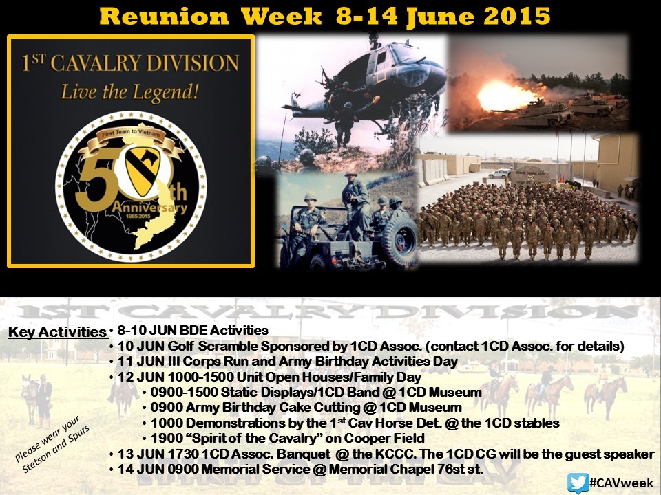 First Cavalry Division to Host CAV Week | Article | The United States Army