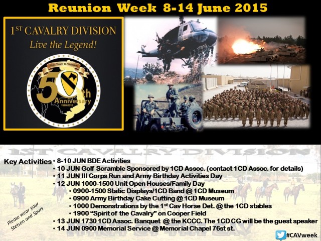 First Cavalry Division to Host CAV Week | Article | The United States Army