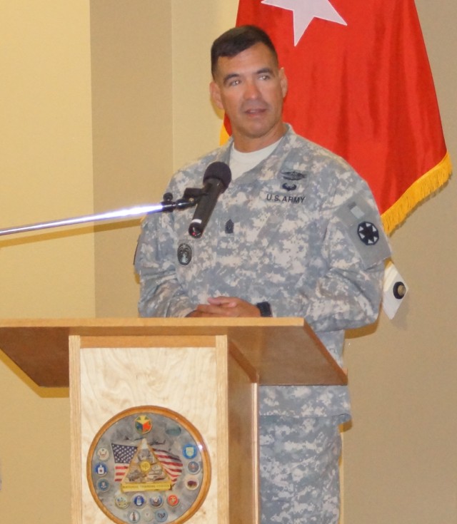 CSM Salinas is NTC's Interim Command Sergeant Major as CSM Travers is ...