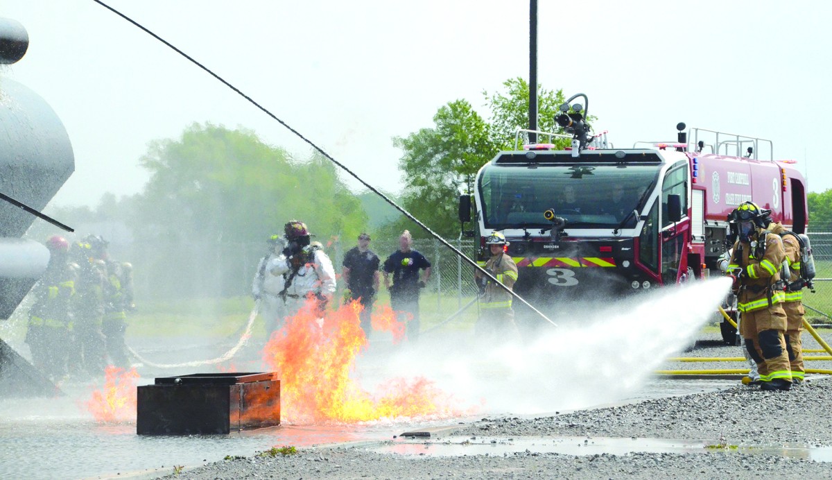 Firefighters build relationships through joint ARFF training | Article ...