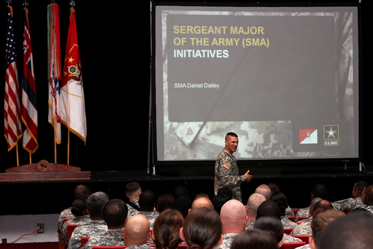 SMA motivates, captivates NCOs | Article | The United States Army