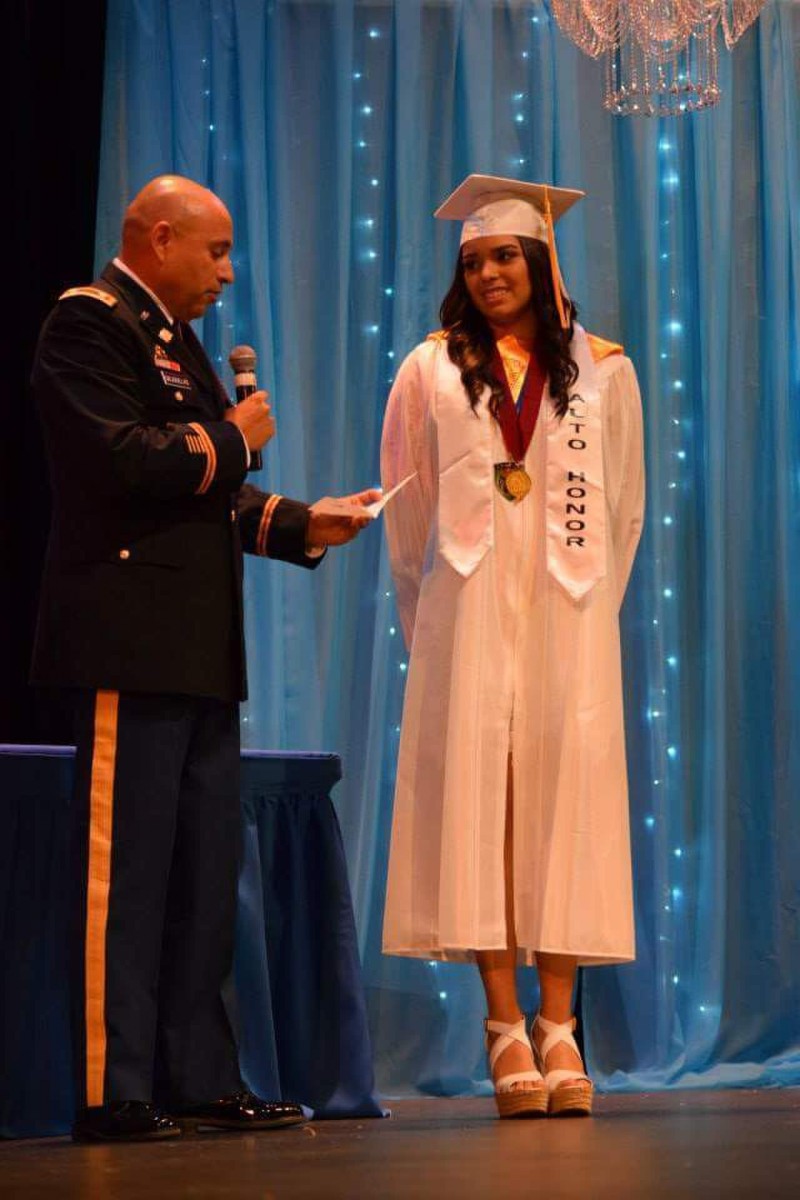 Army brat captures highest honors during high school graduation ...