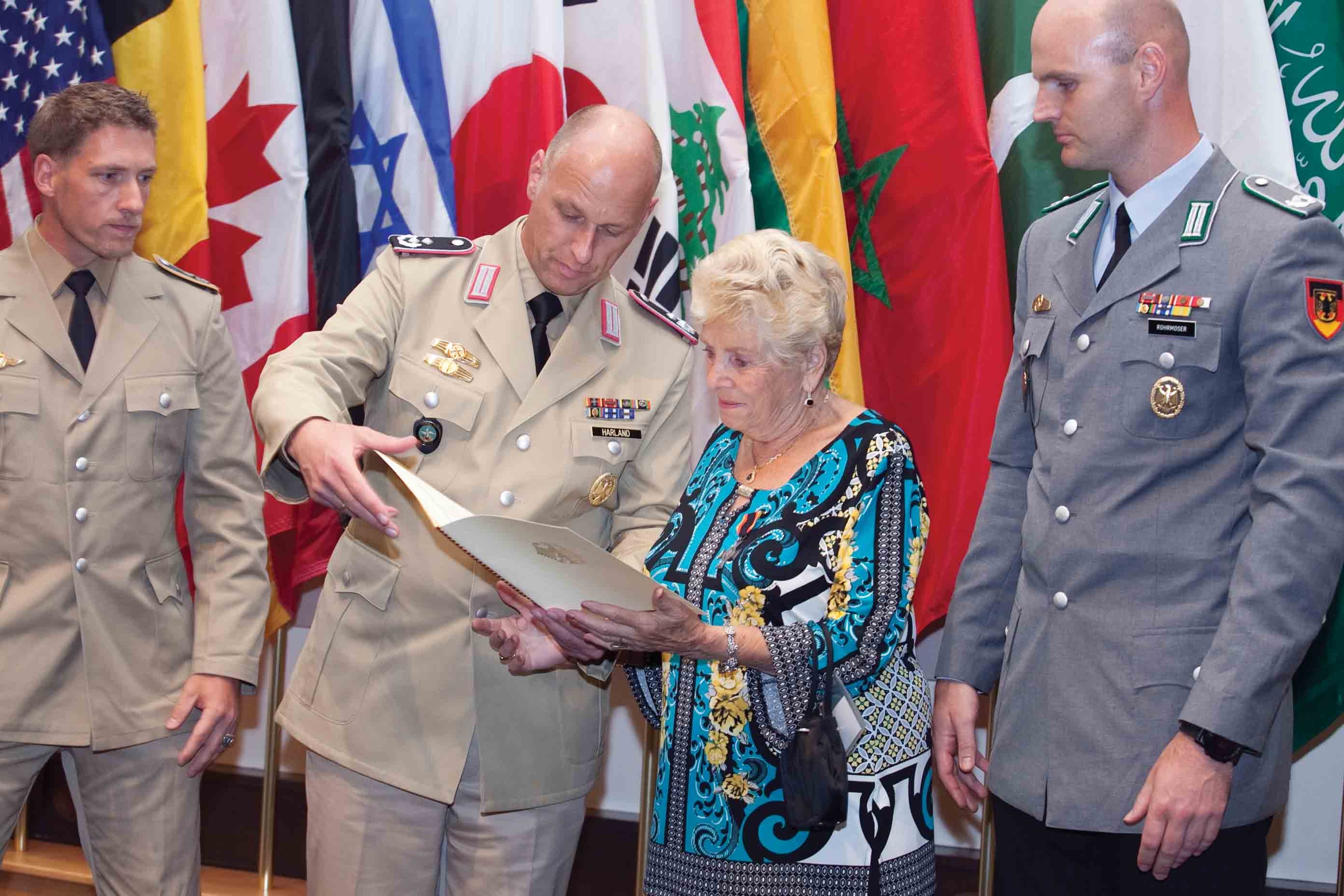 Sponsor for foreign military students receives German Award | Article ...