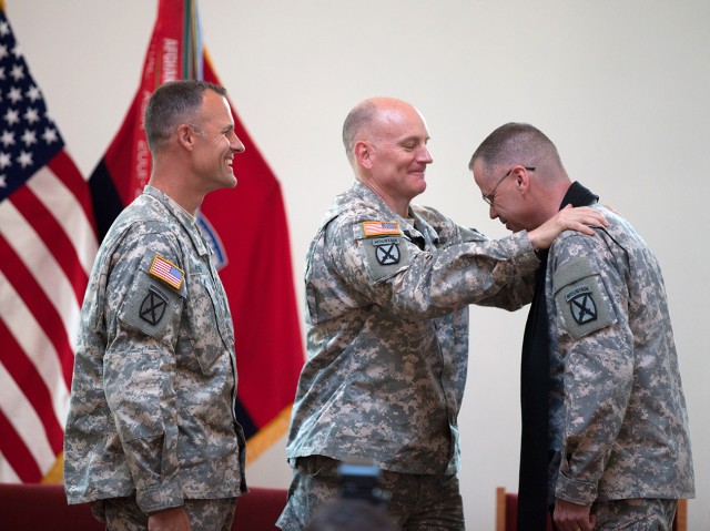Division welcomes new chaplain during change of stole ceremony ...