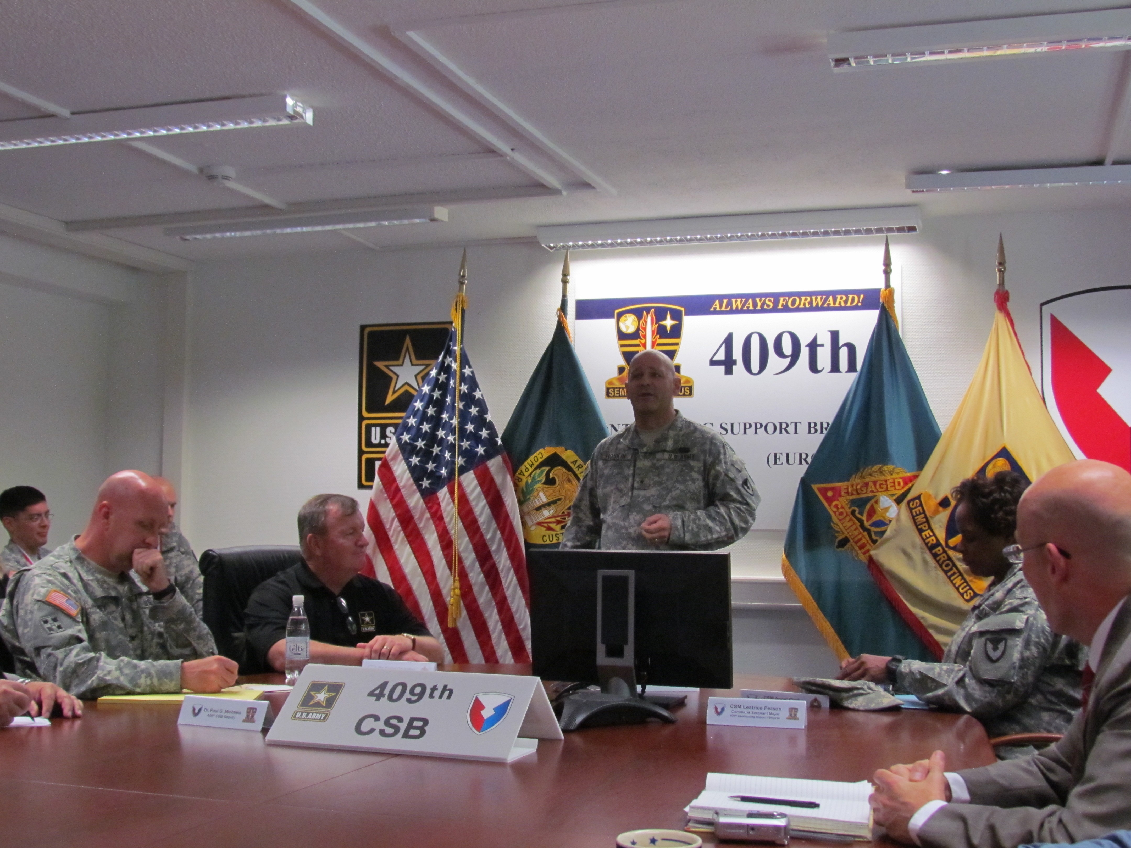 ECC commanding general addresses 409th CSB during town hall | Article ...