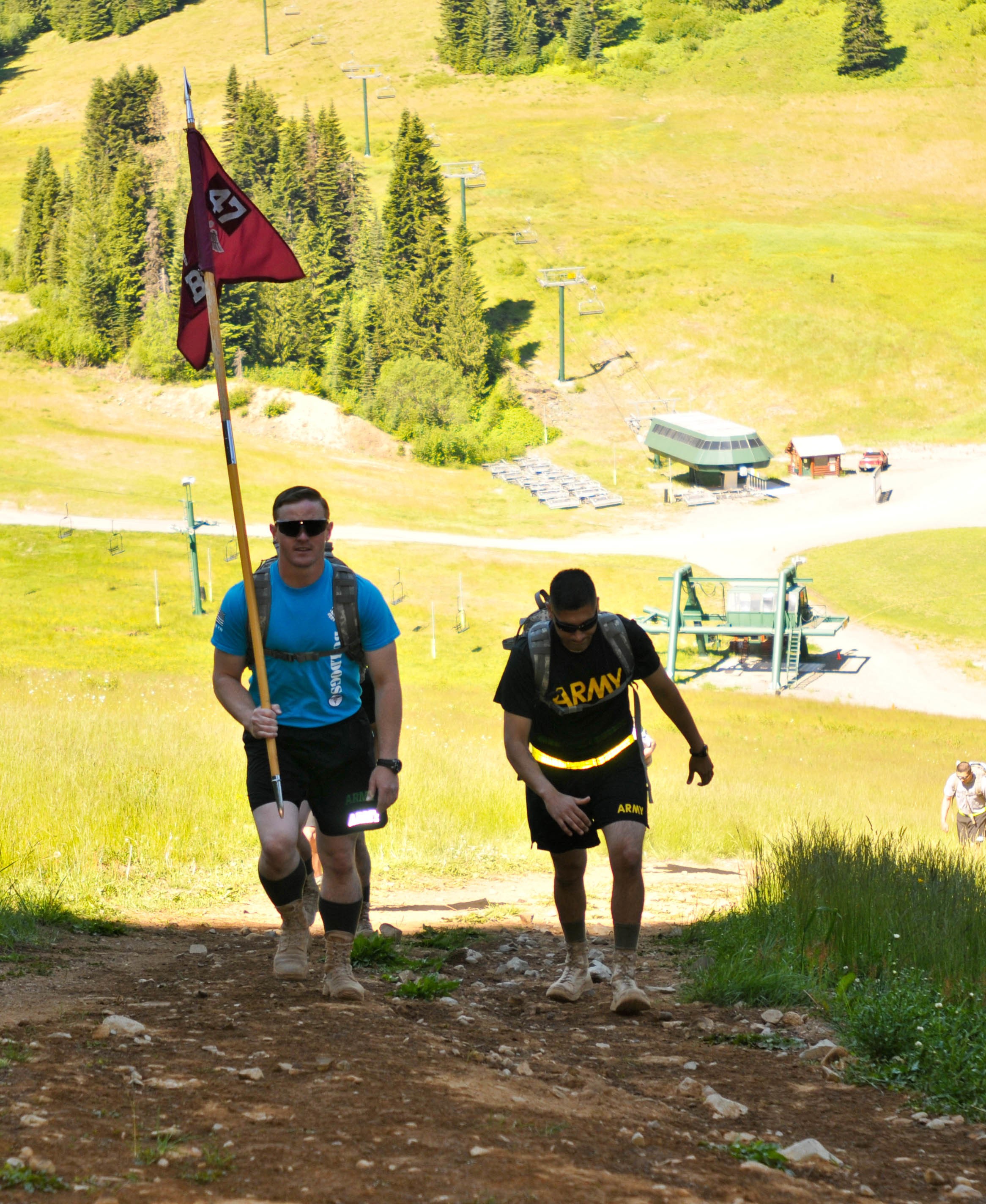 Rest Assured Challenge III, overcoming vertical obstacles on the trail ...