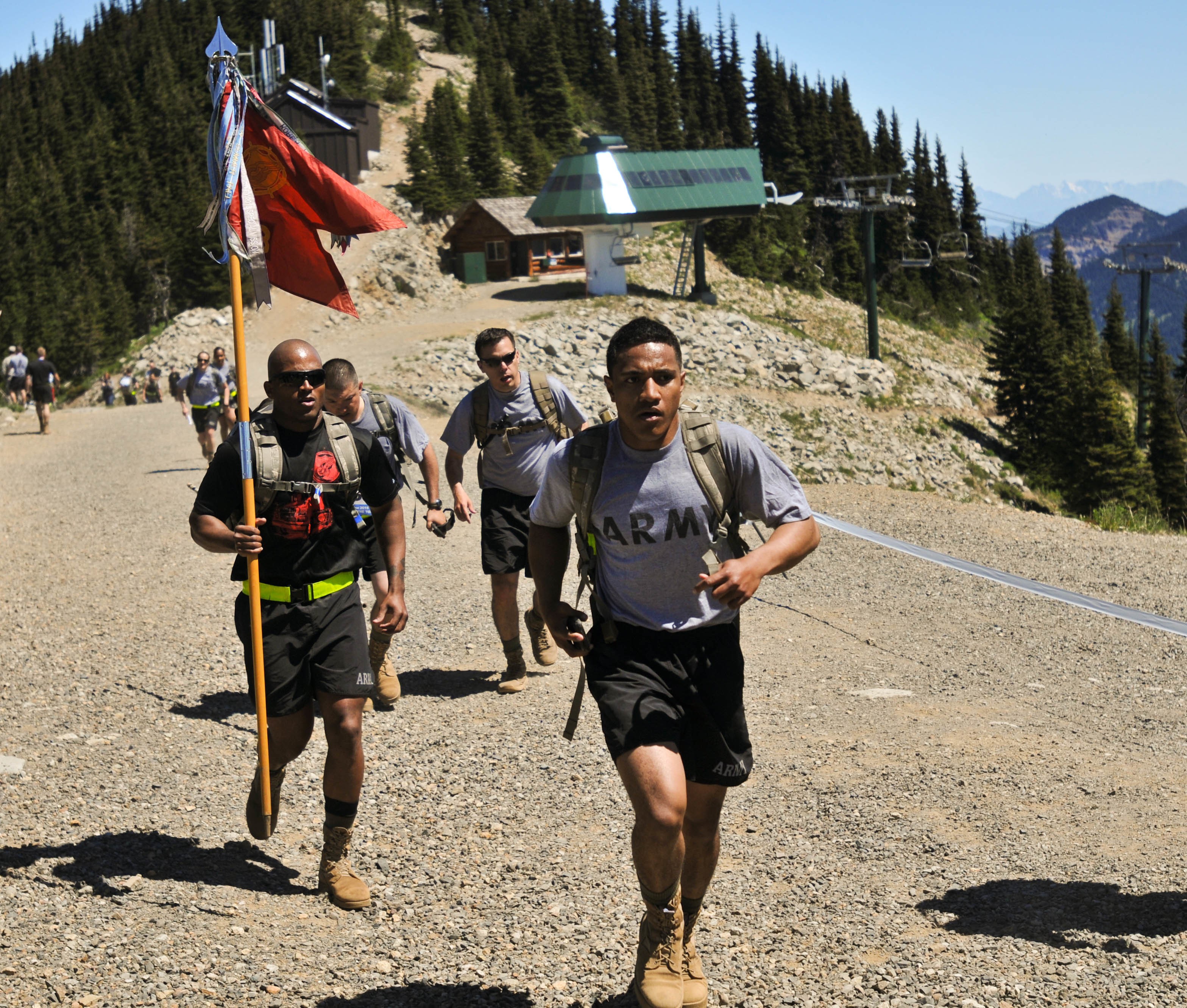 Rest Assured Challenge III, overcoming vertical obstacles on the trail ...