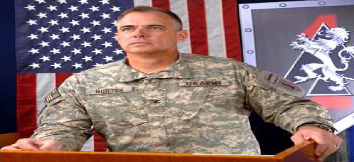 1ST INFANTRY DIVISION BRIGADE COMMANDER REPORTS LESS VIOLENCE, MORE ...