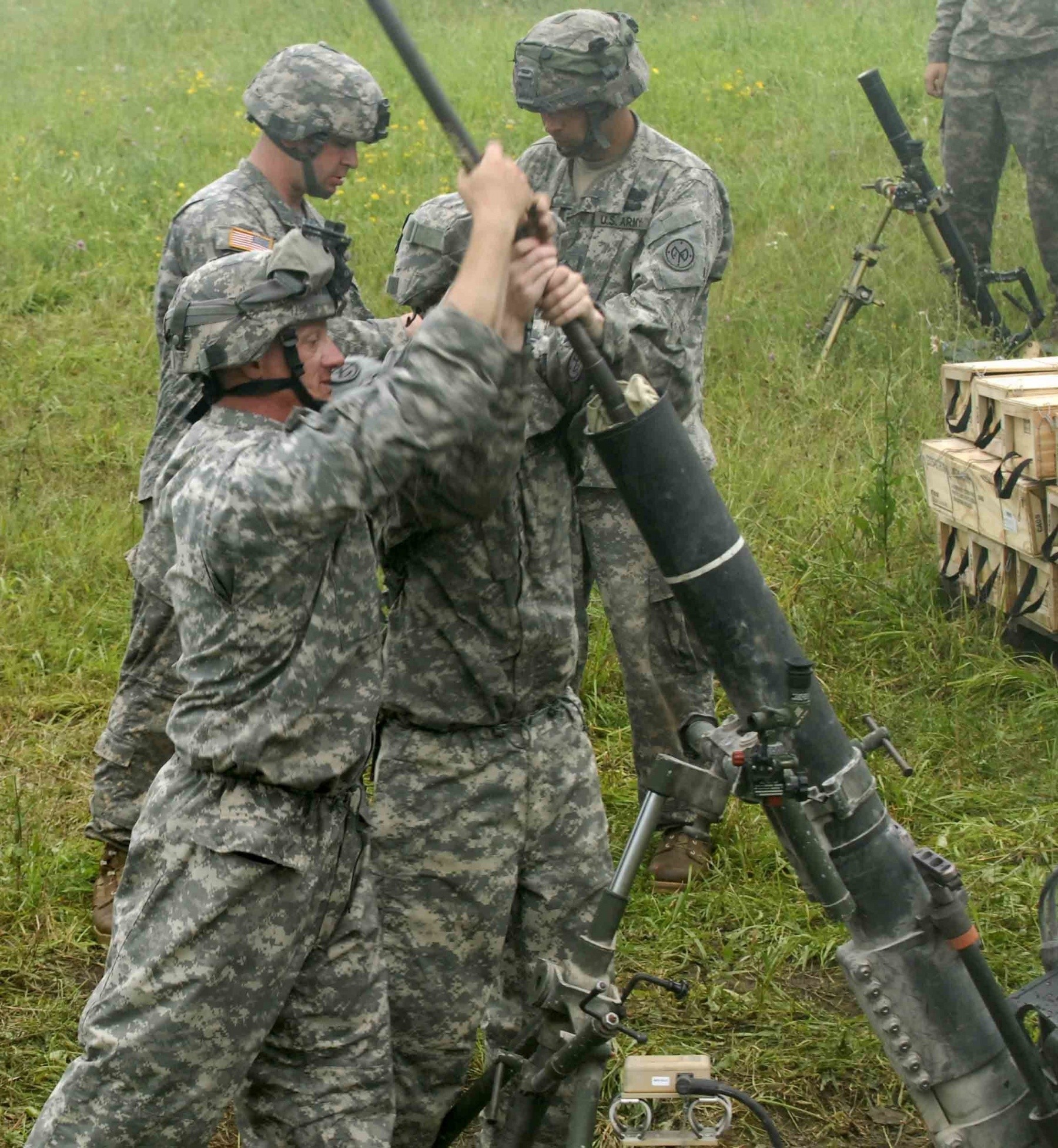 New York Army Guard Cavalry Troopers hone mortar skills at annual ...